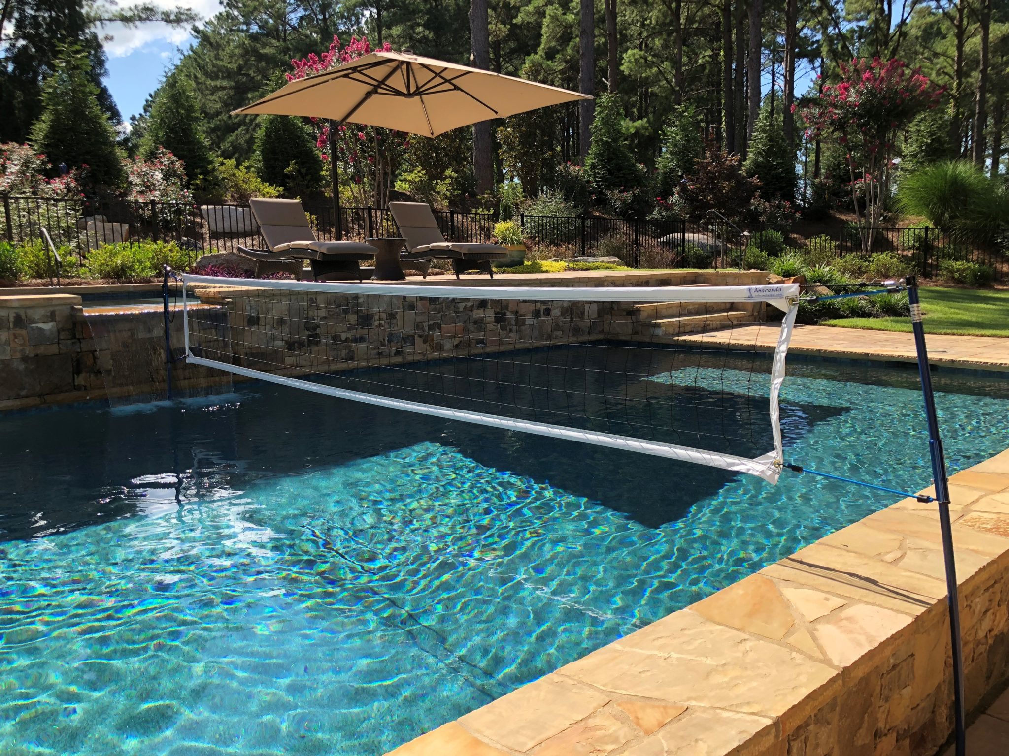 Custom Pool Volleyball Net System | Cobra Net Systems