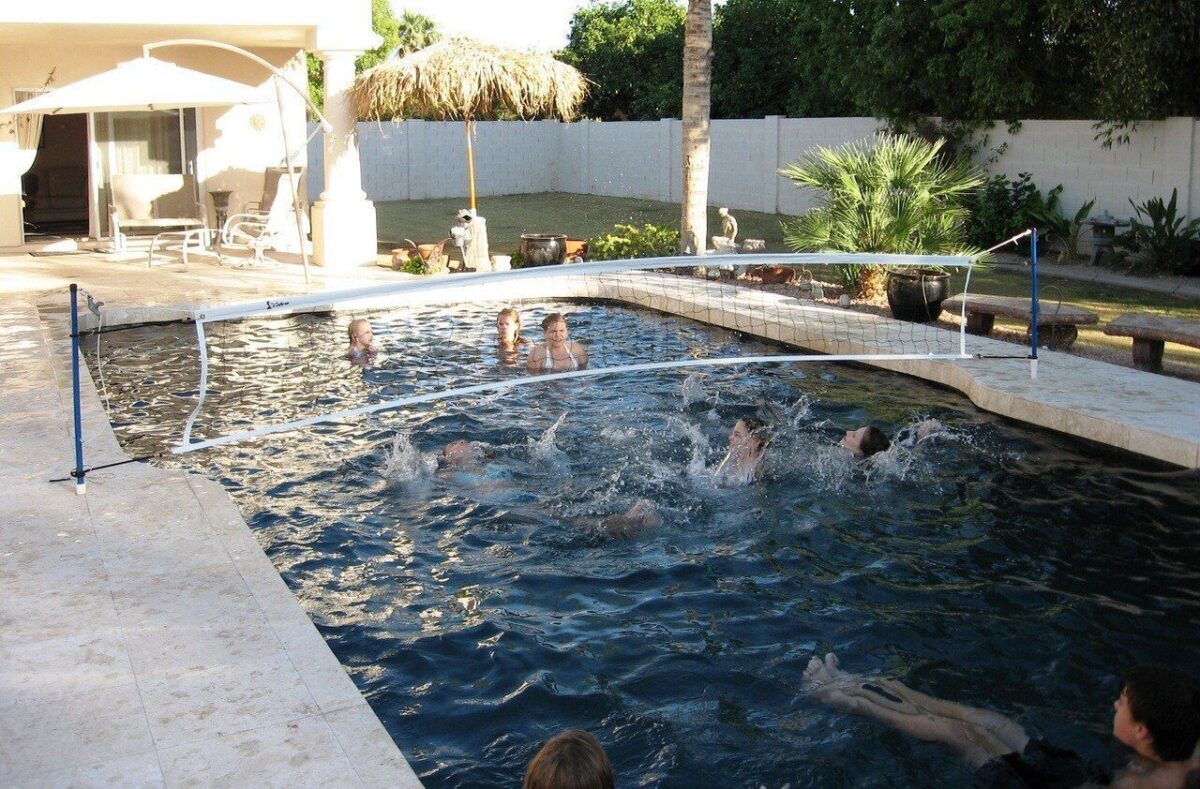Custom Pool Volleyball Net System | Cobra Net Systems